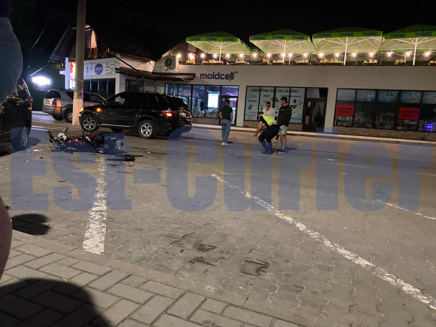 Accident nocturn lângă parcare, în or. Criuleni - Est Curier